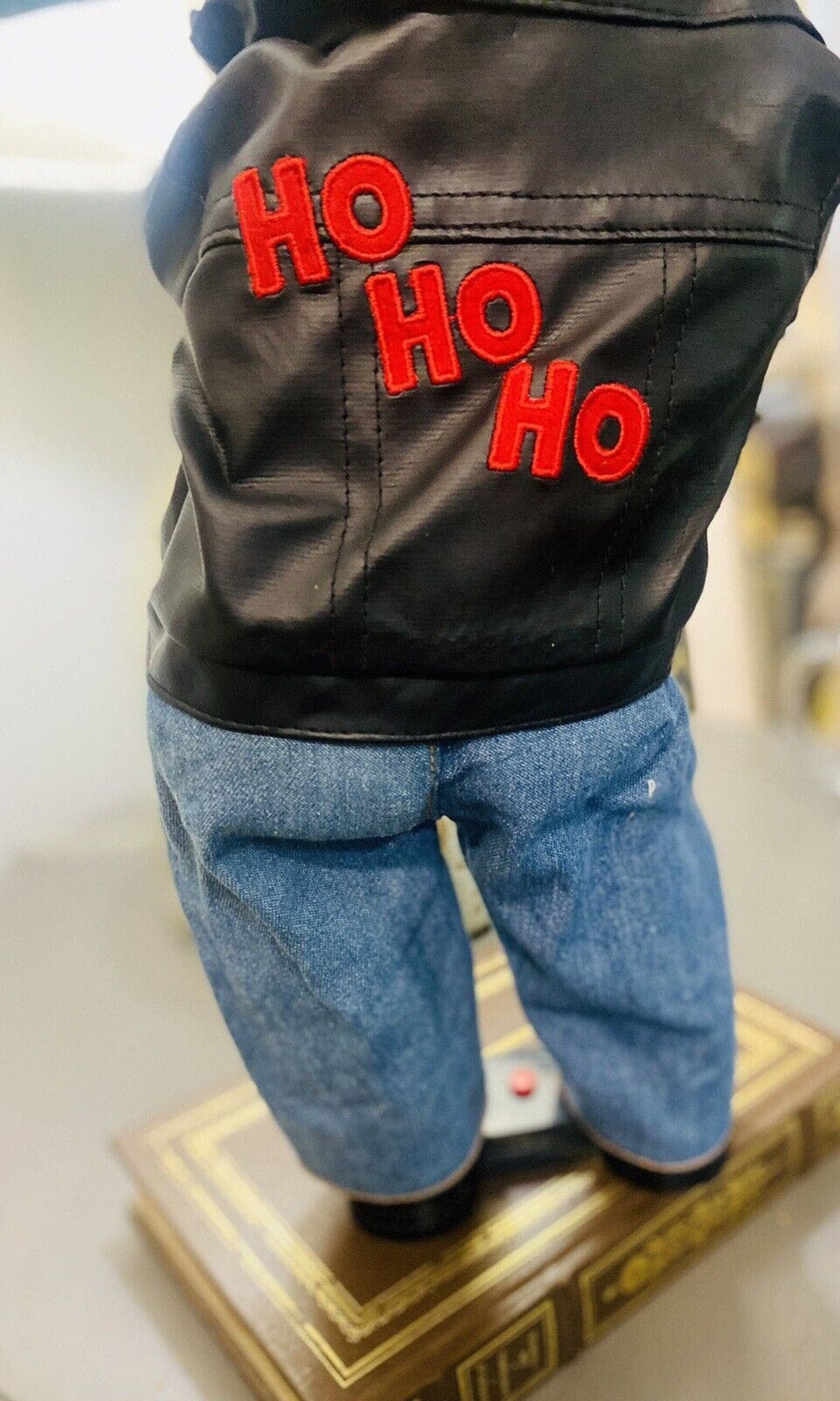 Harmonica Playing Santa Holiday Time Dept 18 Animated Christmas Works ...