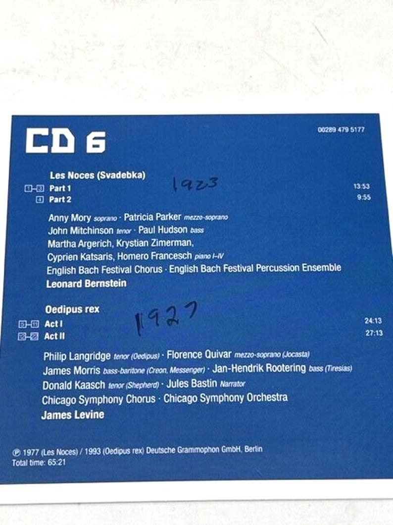 The New Igor Stravinsky Complete Edition 30 Cds - Etsy