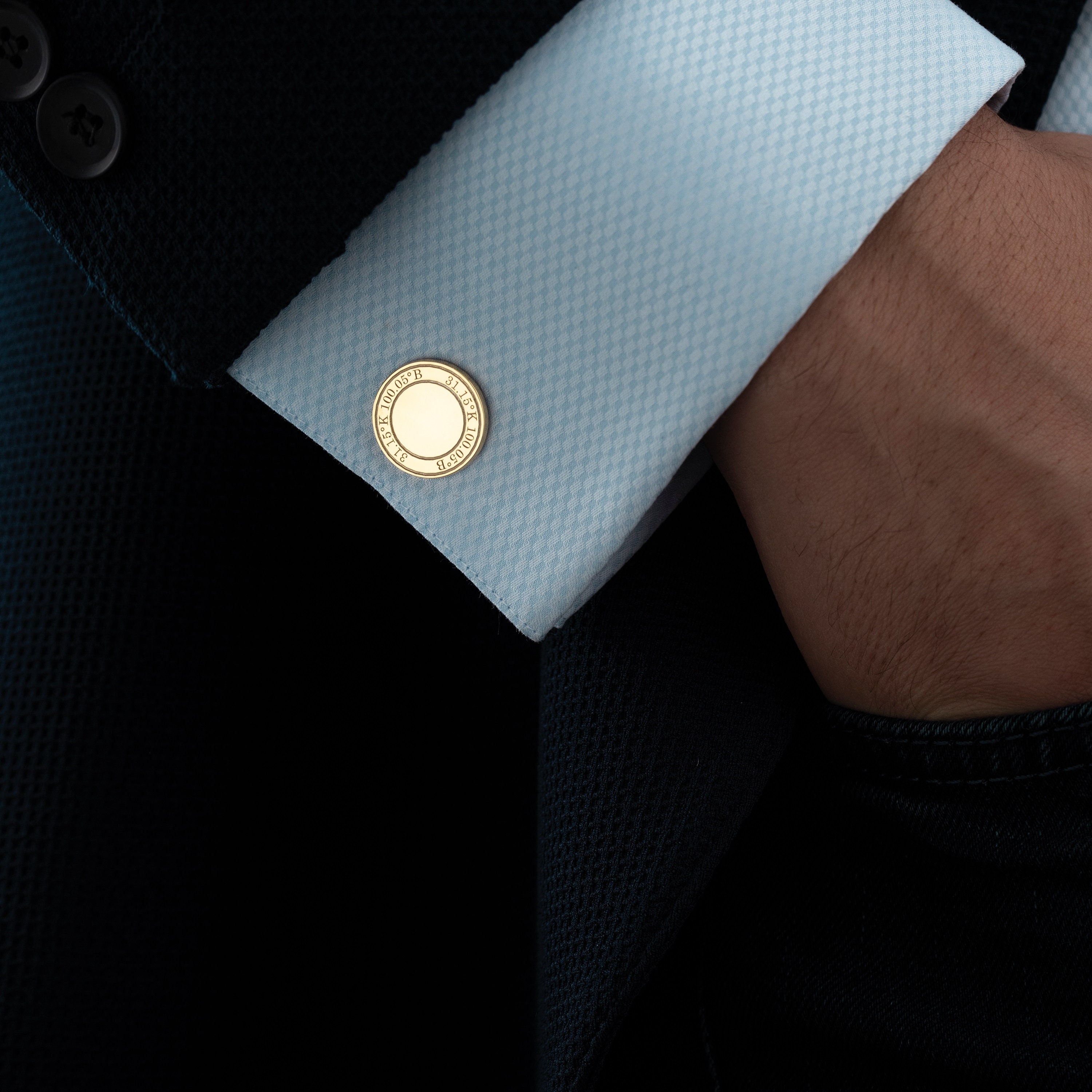 Black Silver Round Name Cufflinks, Round Name Cufflinks, Name Cufflink ...