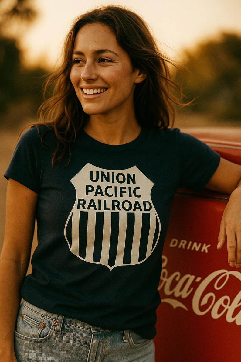 1950 Union Pacific Railroad Logo SVG PNG | Vintage Train Shield Emblem ...