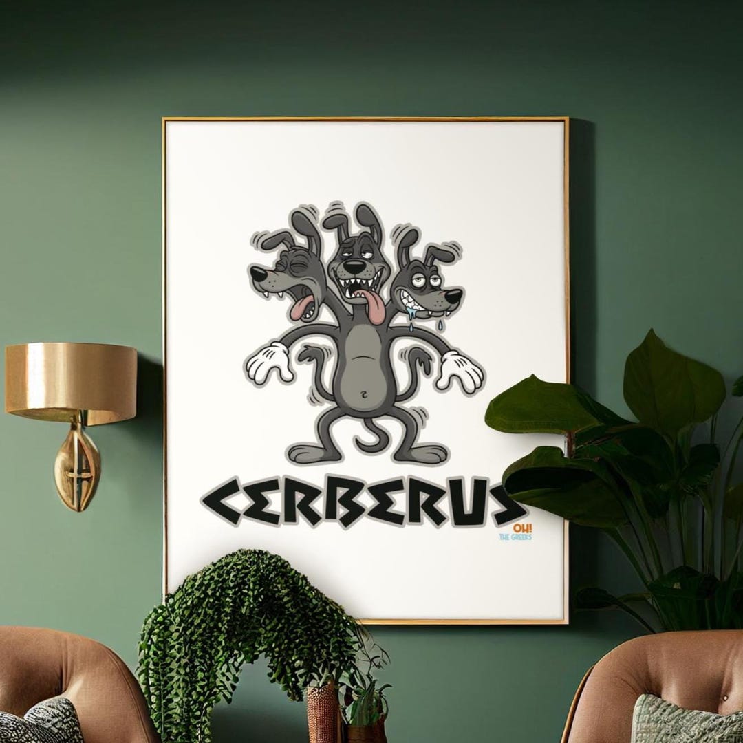 Rubber Hose Cerberus Clipart – Vintage Cartoon Greek Monster ...