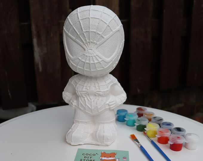 LARGE Spiderman Paint Your Own Money Bank DIY Kit|craft Kits|marvel ...