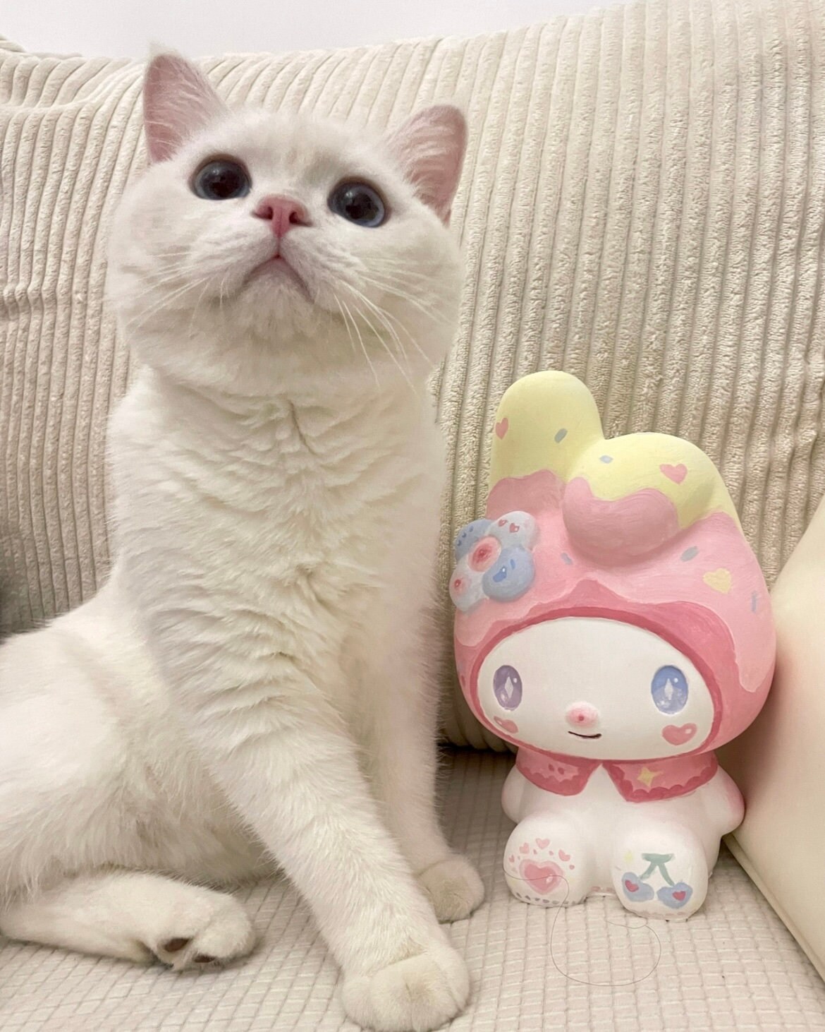 Paint Your Own 'my Melody' Money Bank DIY Kit |craft Set|ceramic ...