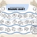 Swimming Fish Reading Chart Coloring Page, 20 Books, 5 Types of Fish ...