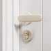 Beige Door Lever, Designer Door Lock, Minimalist Silent Door Lever ...