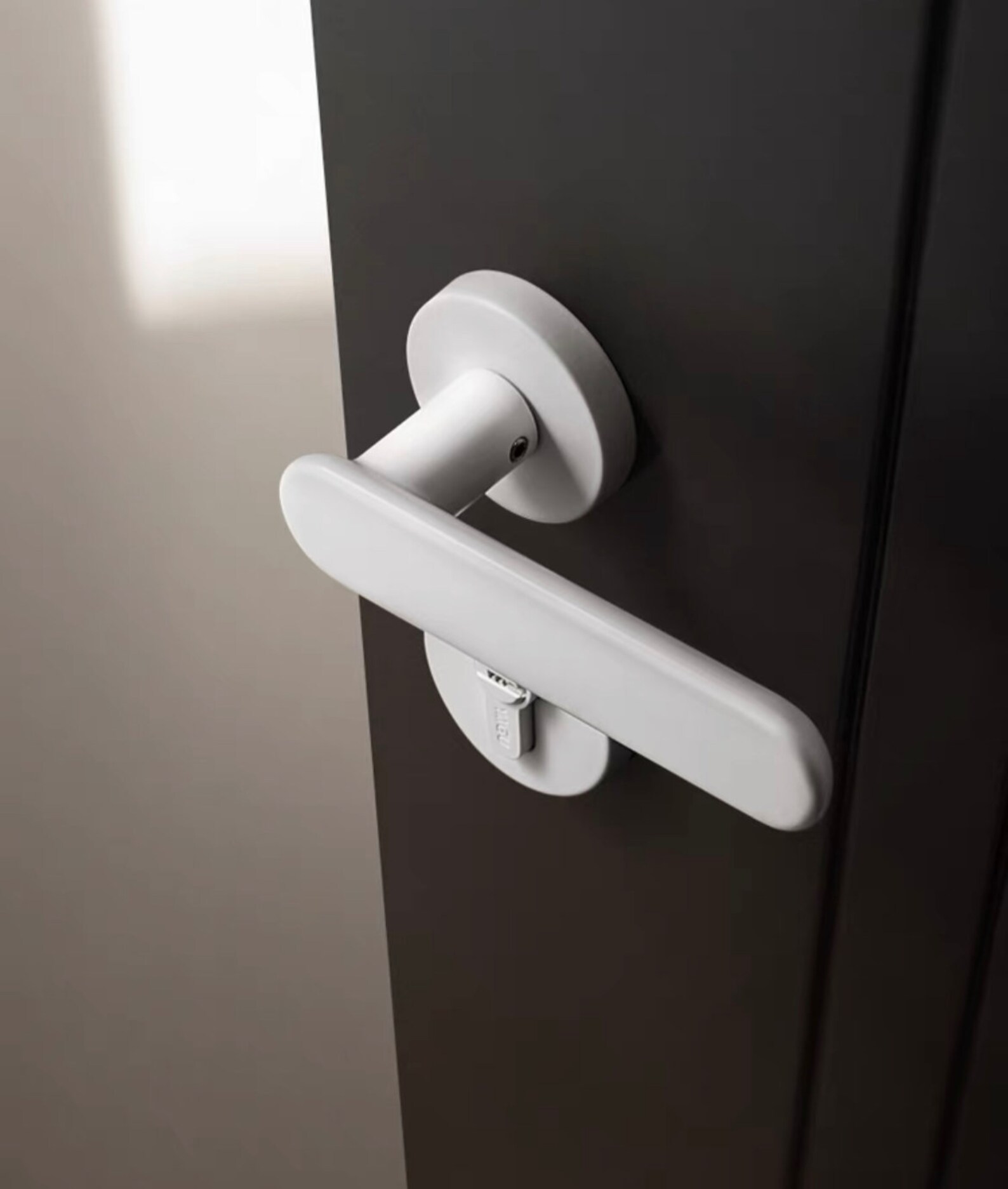 White Door Lever: Modern Minimalist Interior Hardware - Etsy