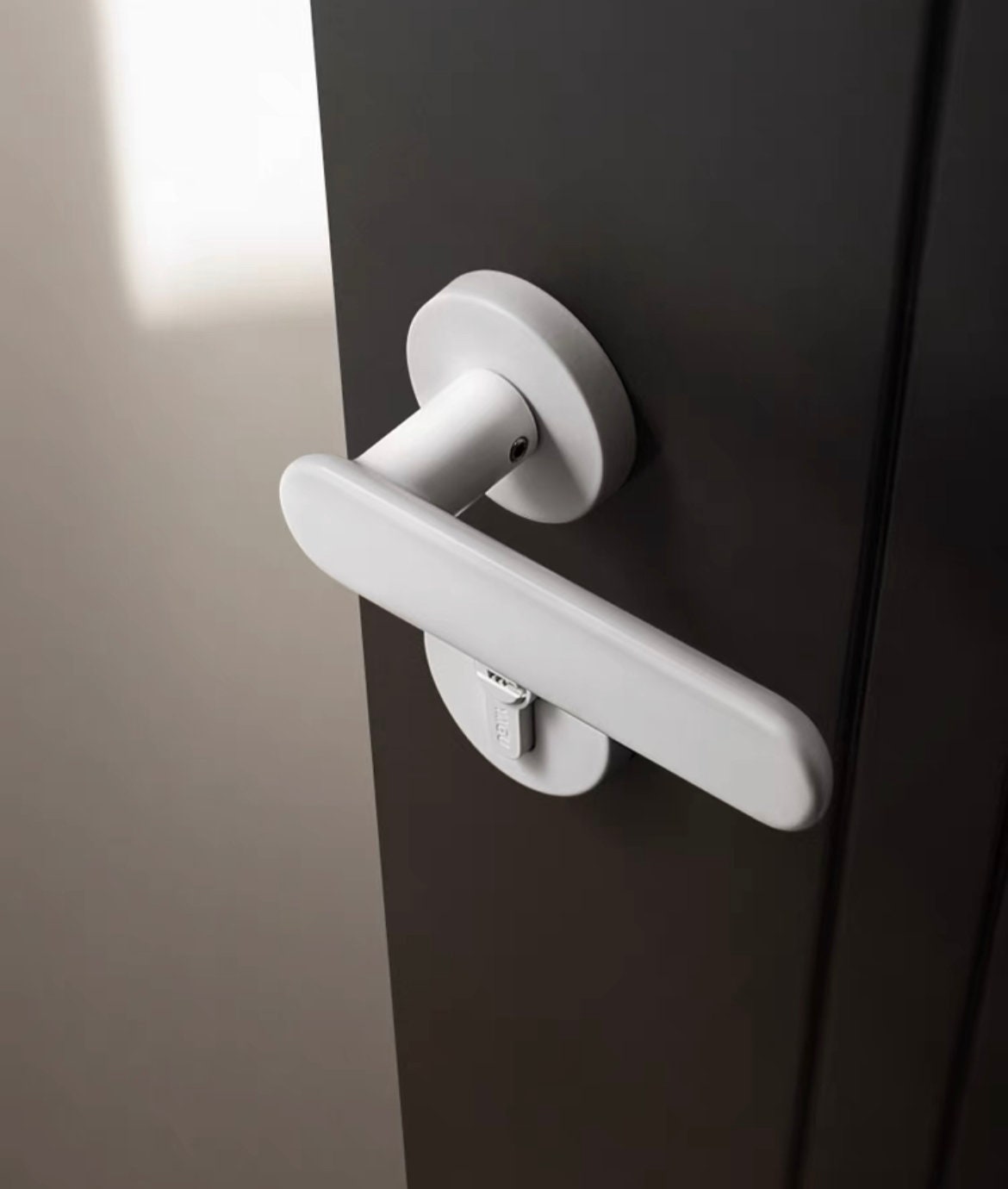 White Door Lever: Modern Minimalist Interior Hardware - Etsy