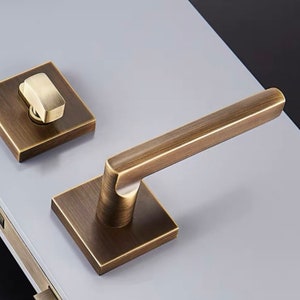 Modern Nordic Luxury Indoor Split Door Lock With Silent - Etsy