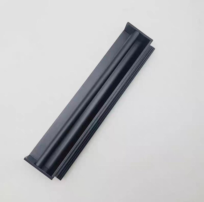 2 Pcs Invisible Brass Door Handle, Sleek Minimalist Pull With Modern ...