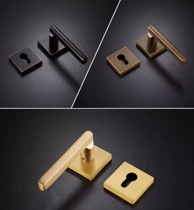 Modern Nordic Luxury Indoor Split Door Lock With Silent - Etsy