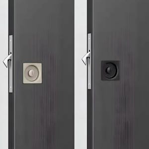Sleek Modern Flush Pull Handles With Lock, Sliding Doors Handle Lock ...