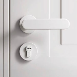 White Door Lever: Modern Minimalist Interior Hardware - Etsy