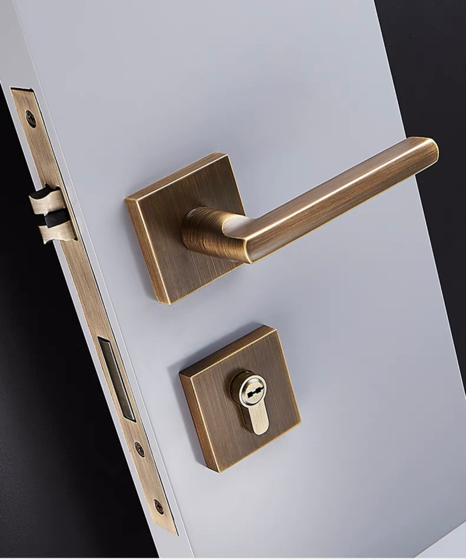 Modern Nordic Luxury Indoor Split Door Lock With Silent - Etsy