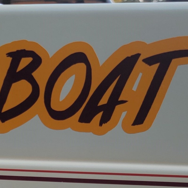 Boat Name Decal - Etsy