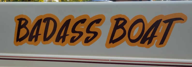 Custom Boat Name Decals - Etsy