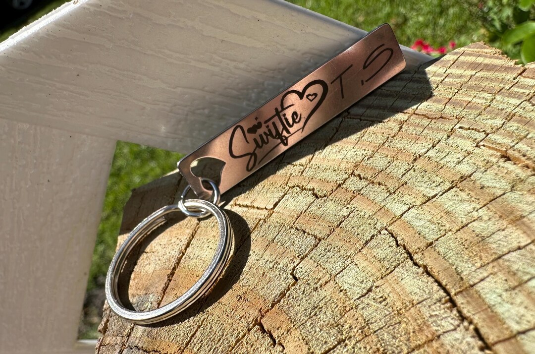 Swiftie Keychain Stainless Steele Taylor Swift Party Favor - Etsy