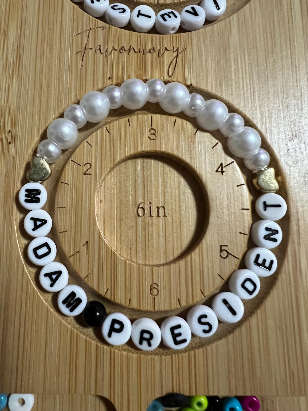 Kamala Harris Bracelet, Madam President, Vote 2024, Election ...