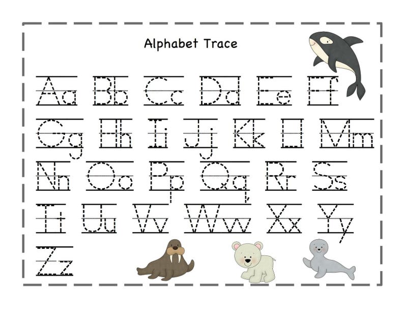 ABC Letter of the Week Worksheets Printable, Alphabet Busy Book ...