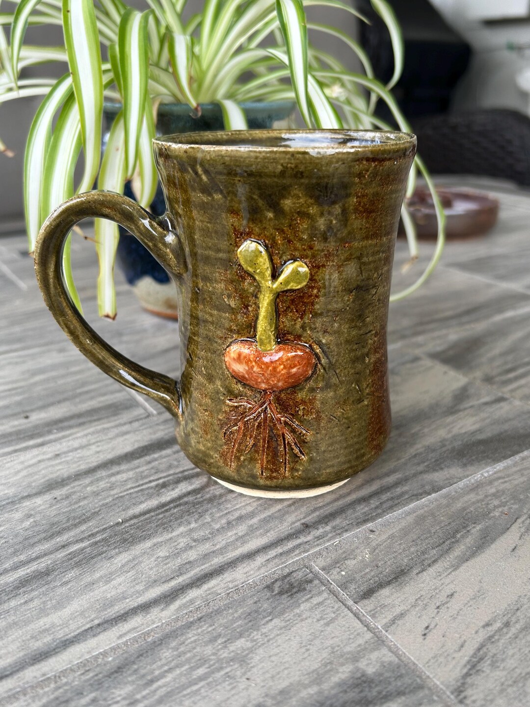 Bean Sprout Earth Mug - Etsy