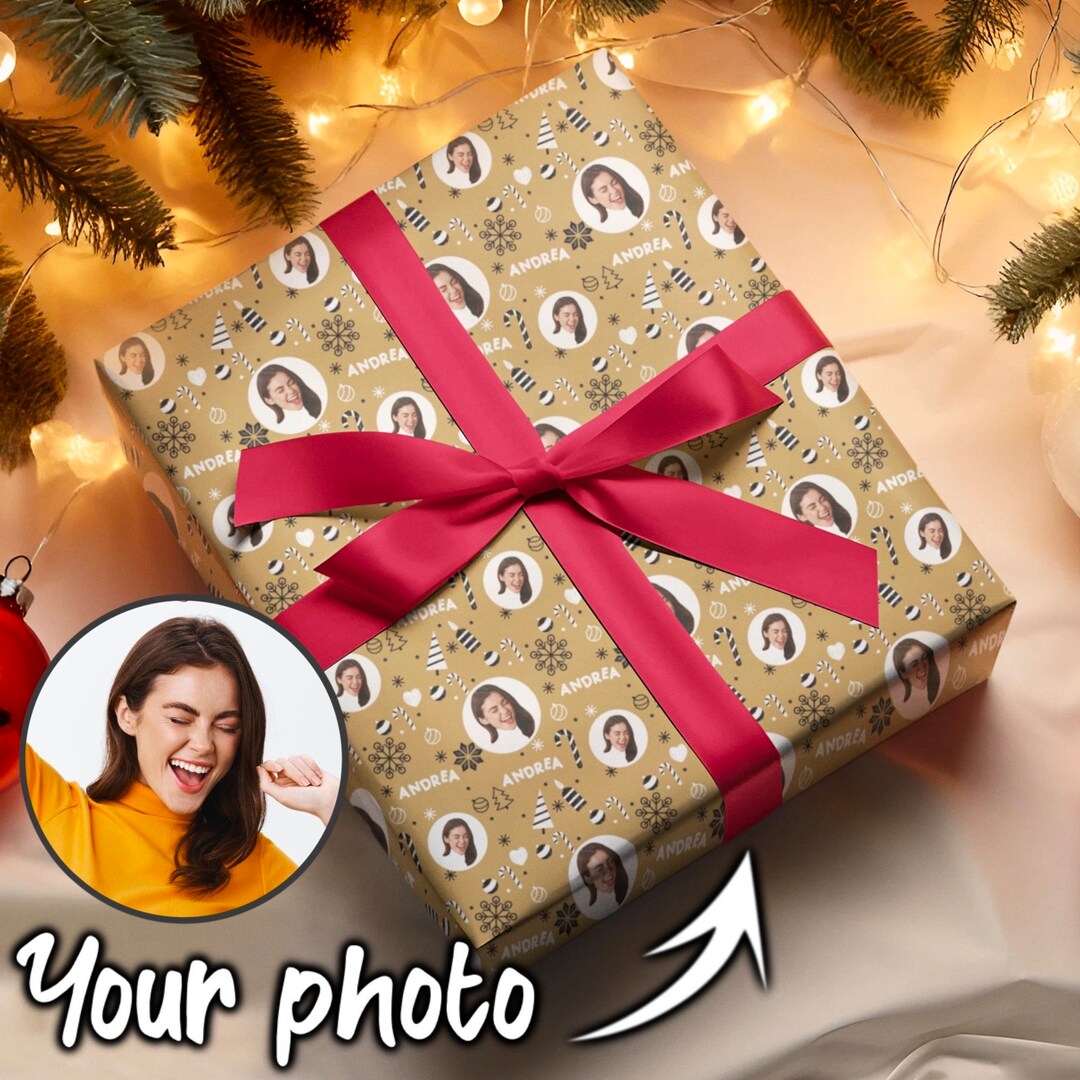 Personalized Photo Wrapping Paper, Photo Gifts, Custom Wrapping Paper ...
