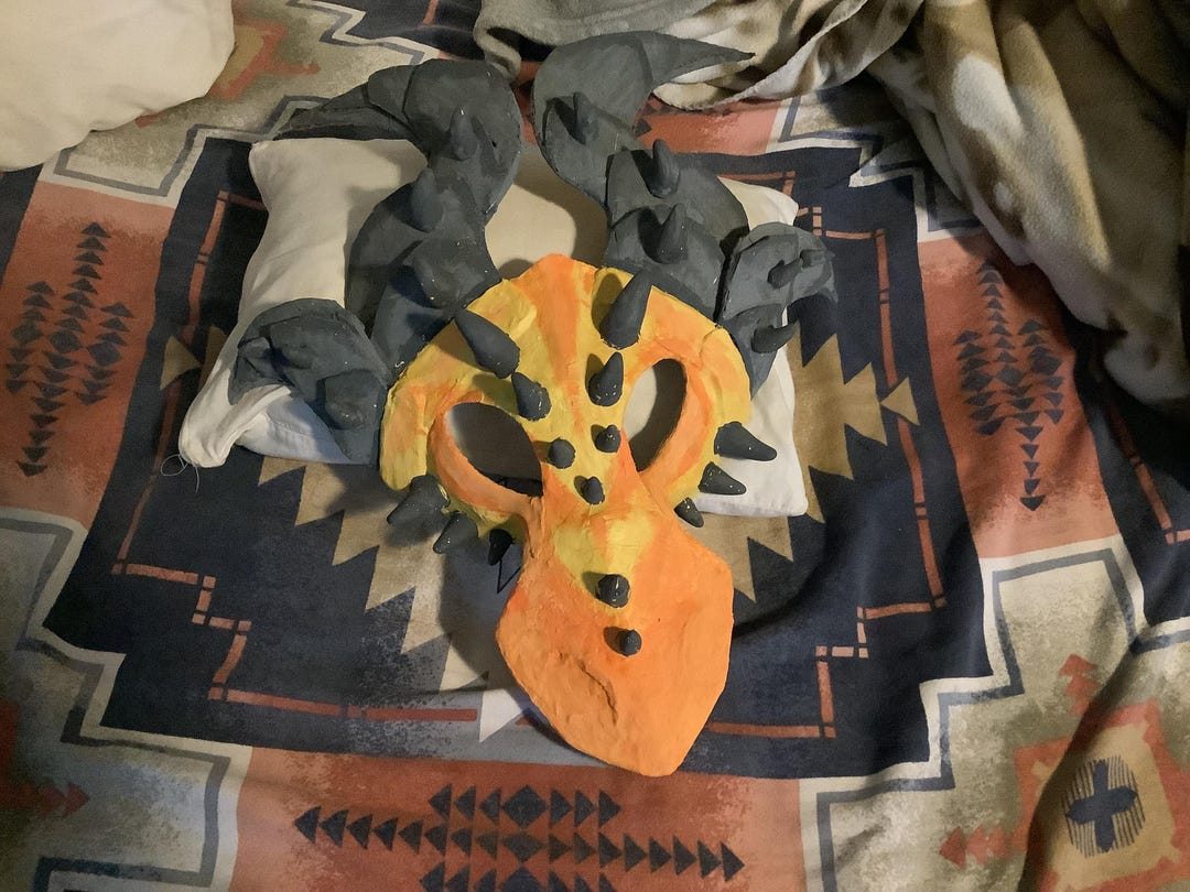 Dragon Otherkin Mask - Etsy