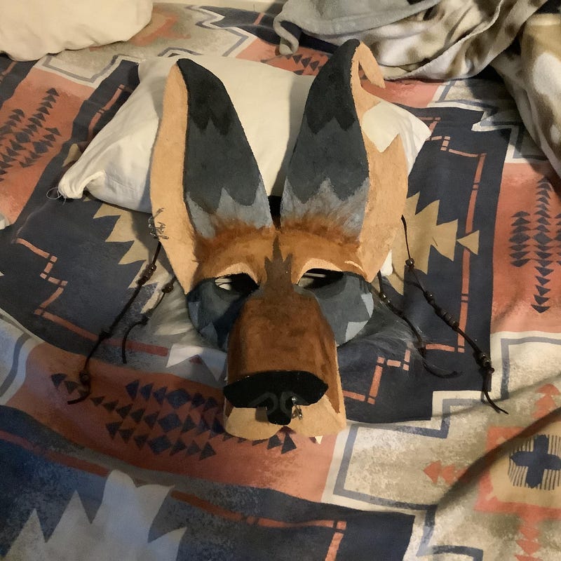 Coyote Therian Mask - Etsy