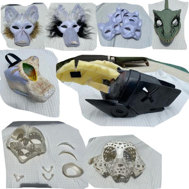 Protogen Mask - Etsy