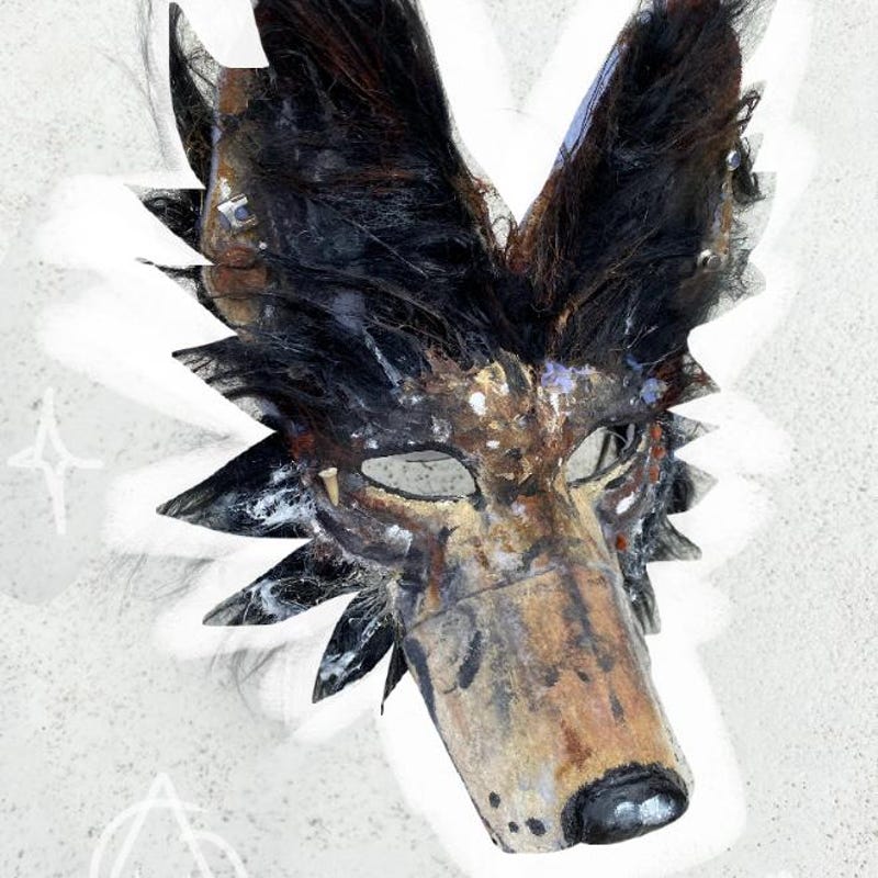 Wolf Therian Mask - Etsy