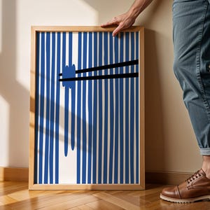 Noodle Poster Abstract Japanese Kitchen Decor Modern Asian Food Ramen ...