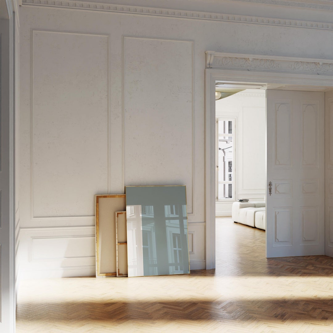 Letter I Print, White - Light Blue Letter Wall Art, Alphabet Letter ...