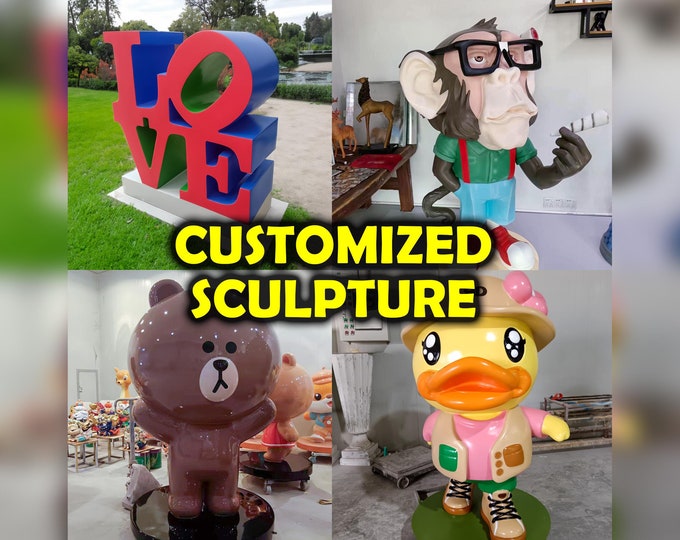 Customized Sculpture Based on Images, High-quality Outdoor Art ...
