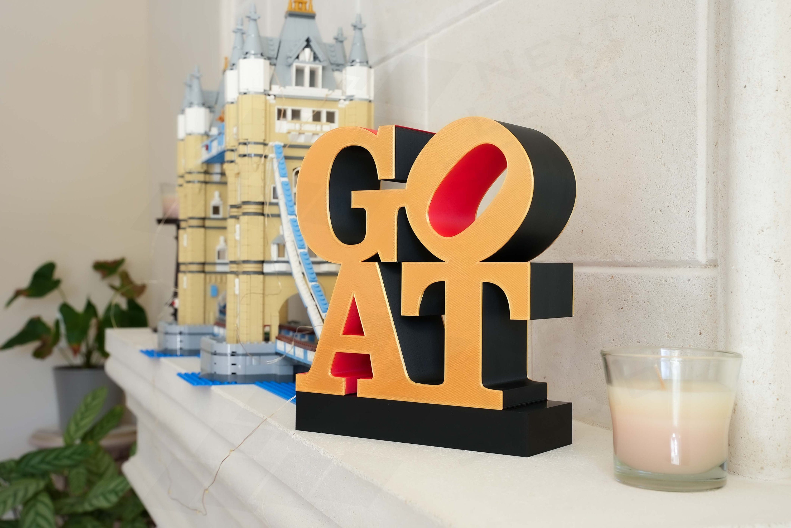 Full Color 3D Printed GOAT Sculpture Inspired by Robert - Etsy