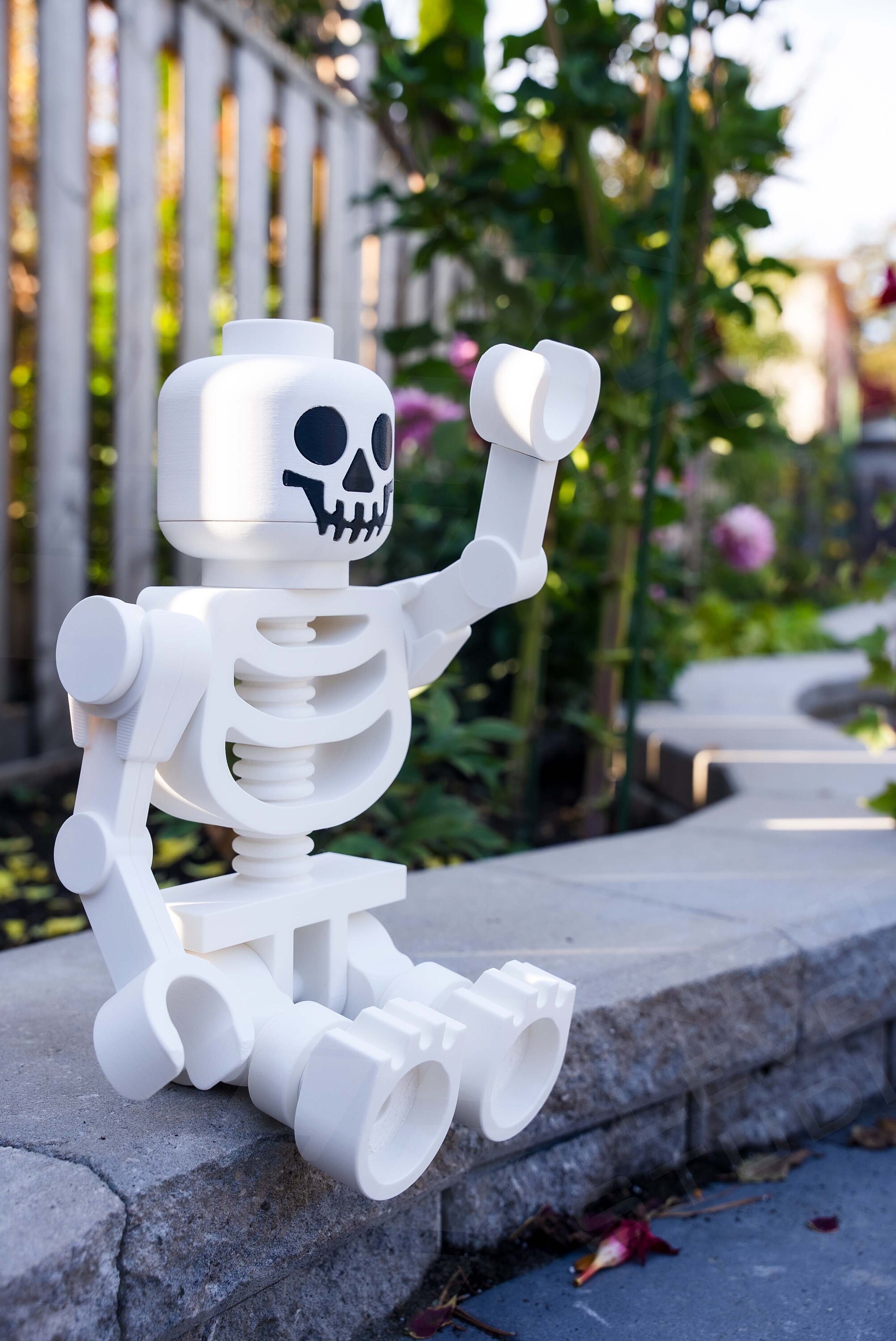 Giant Skeleton Figure Statue, High Quality 3D Printed Minifigure ...