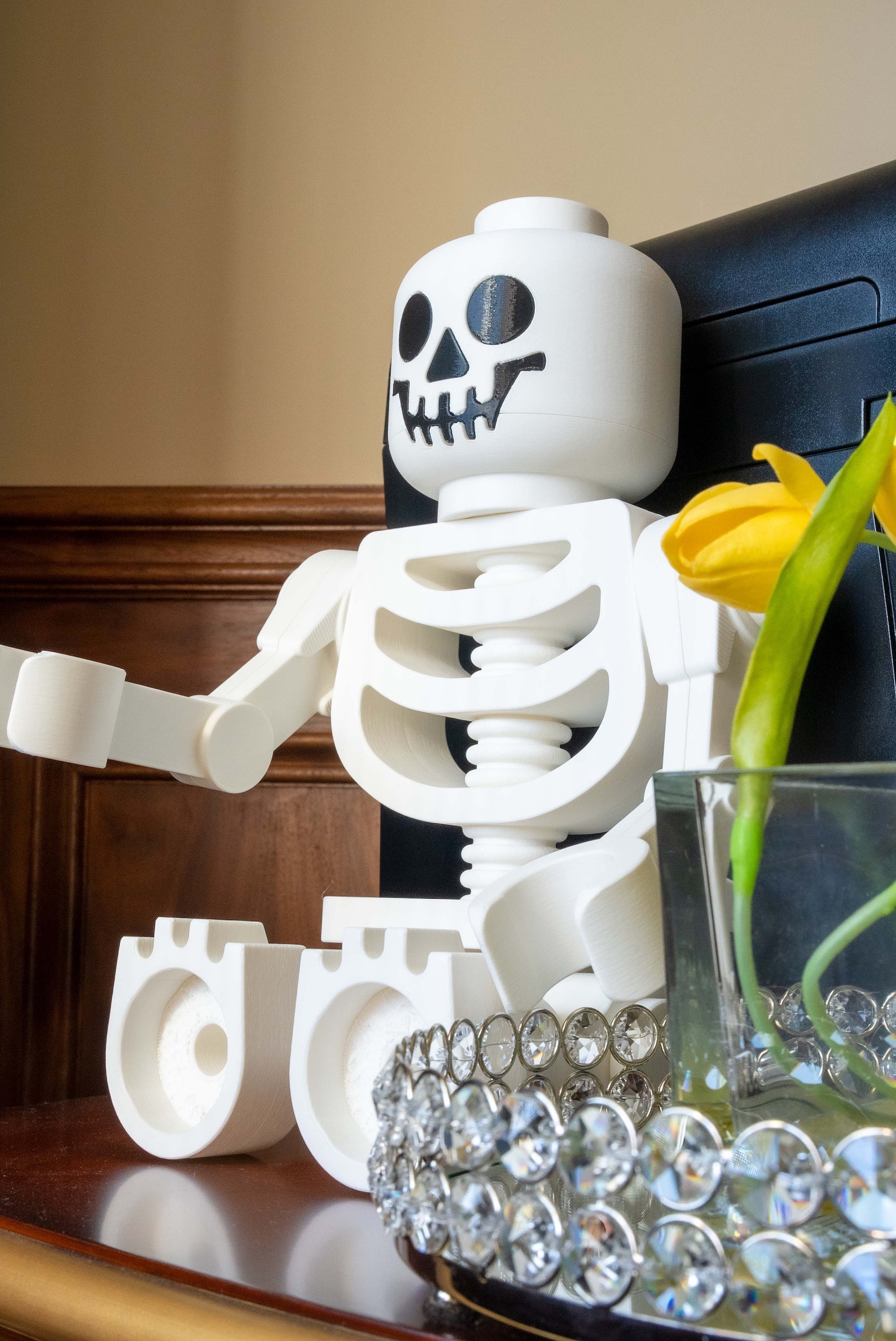 Giant Skeleton Figure Statue, High Quality 3D Printed Minifigure ...