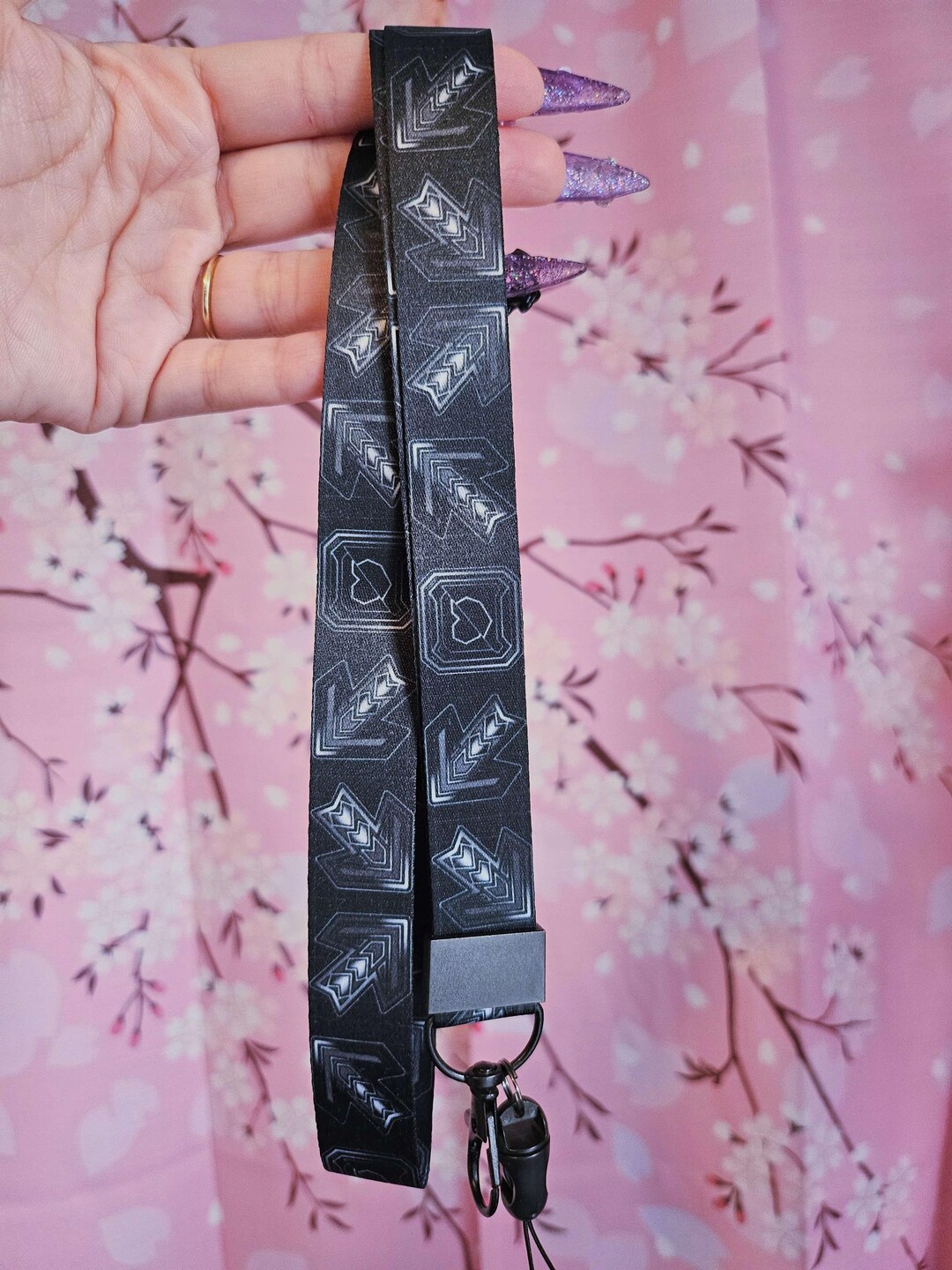 Dark Rhythm Game Lanyard: Arrow Dance Badge Reel Keychain - Etsy
