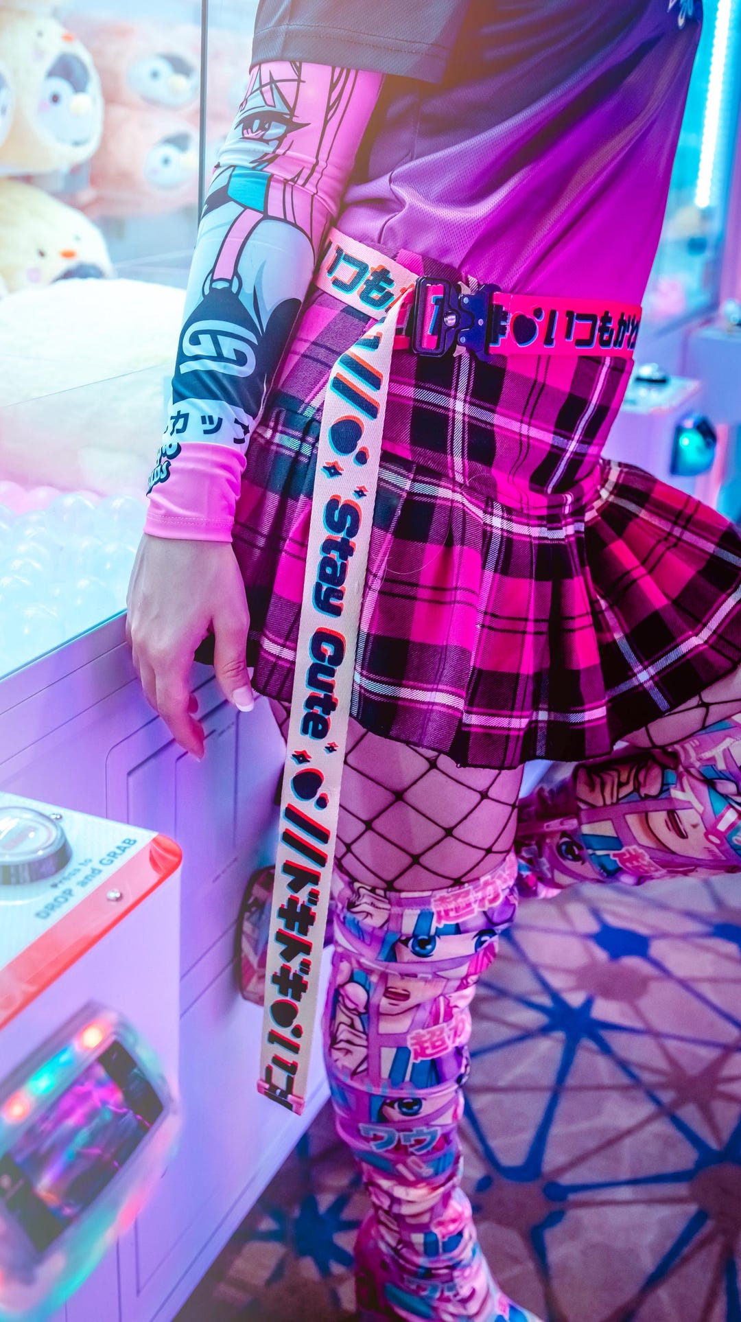 Stay Cute Tactical Belt Street Wear Tech Wear Street Fashion - Etsy