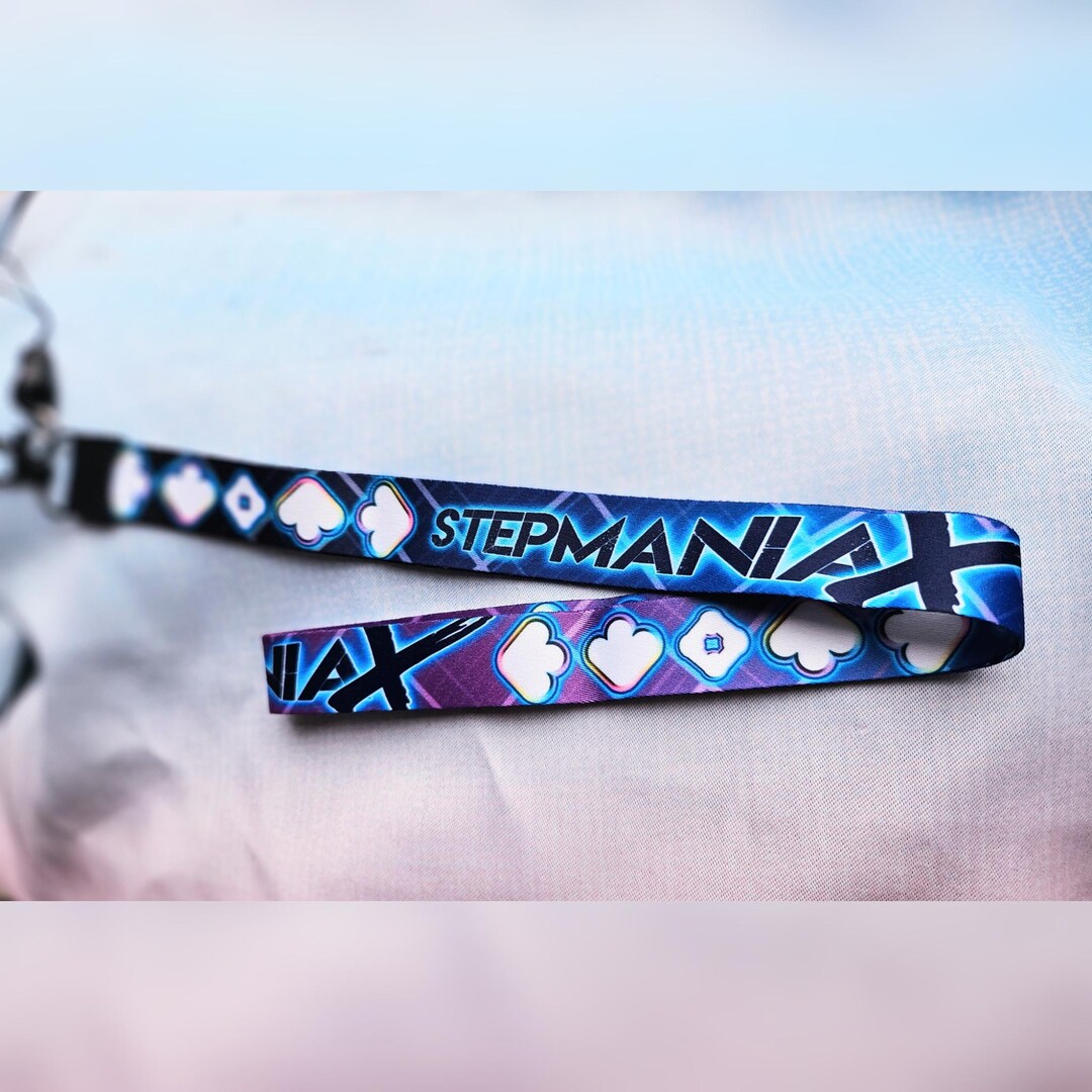 Stepmaniax Arrow Rhythm Dance Game Lanyard Keychain - Etsy