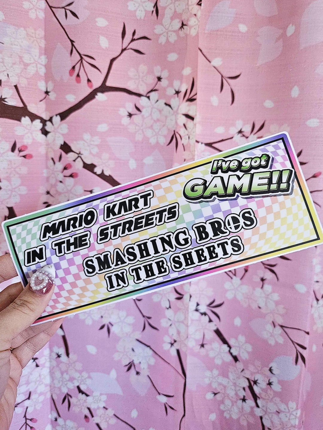 Kart in the Streets Smash in the Sheets Car Bumper Sticker - Etsy