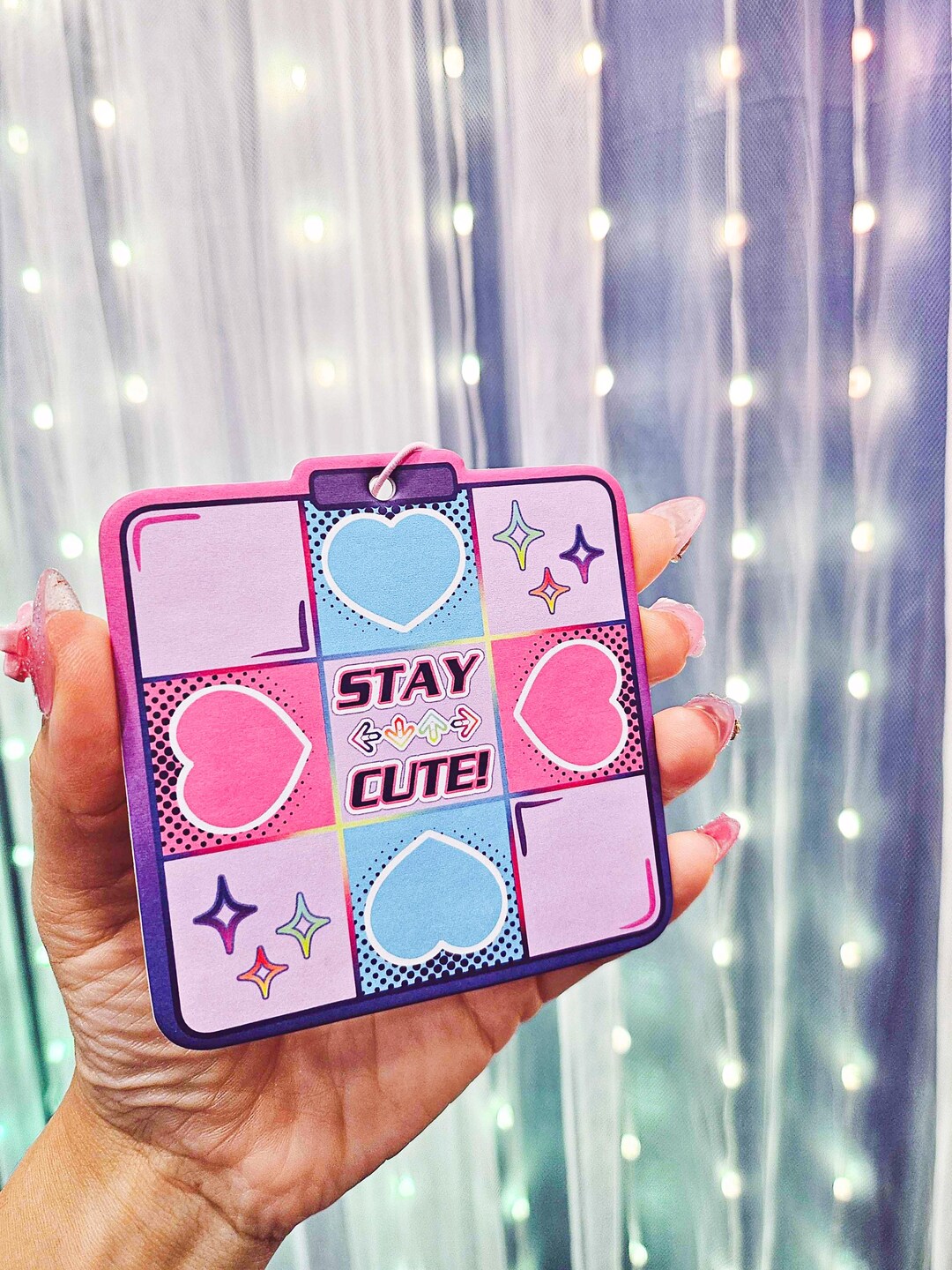 Kawaii Car Air Freshener: Honey Peach Scent, Gamer Dance Rhythm Game ...