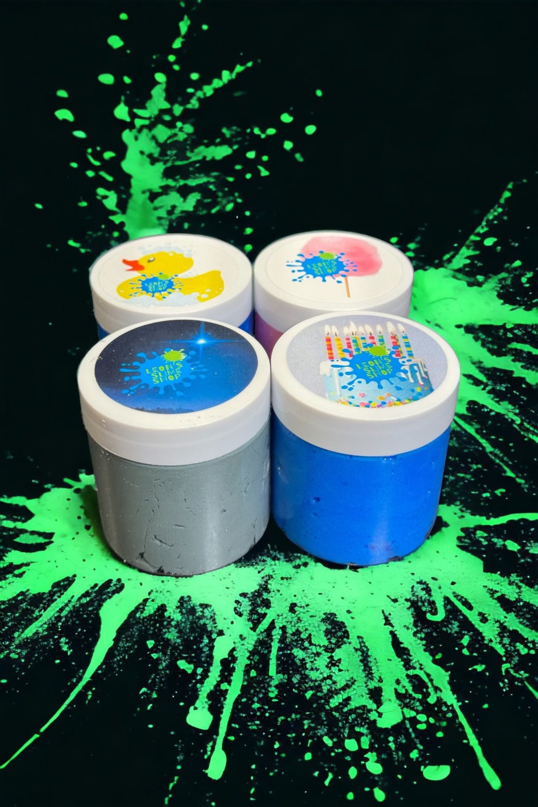 Best Seller Slime Pack 4 Pack - Etsy