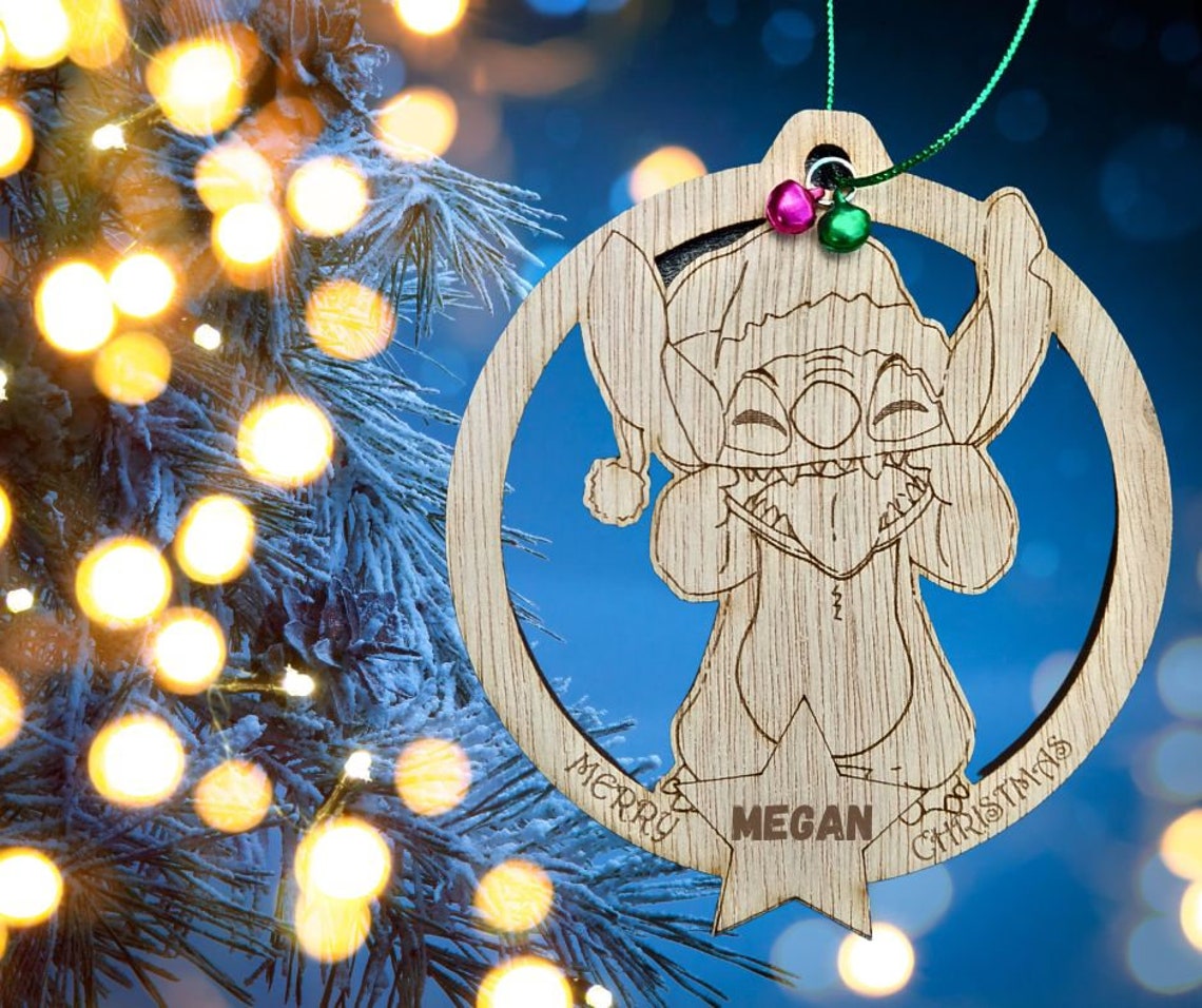 Boules de Noël Stitch Svg, Dfx, Lbrn, Ai, Png - Etsy France