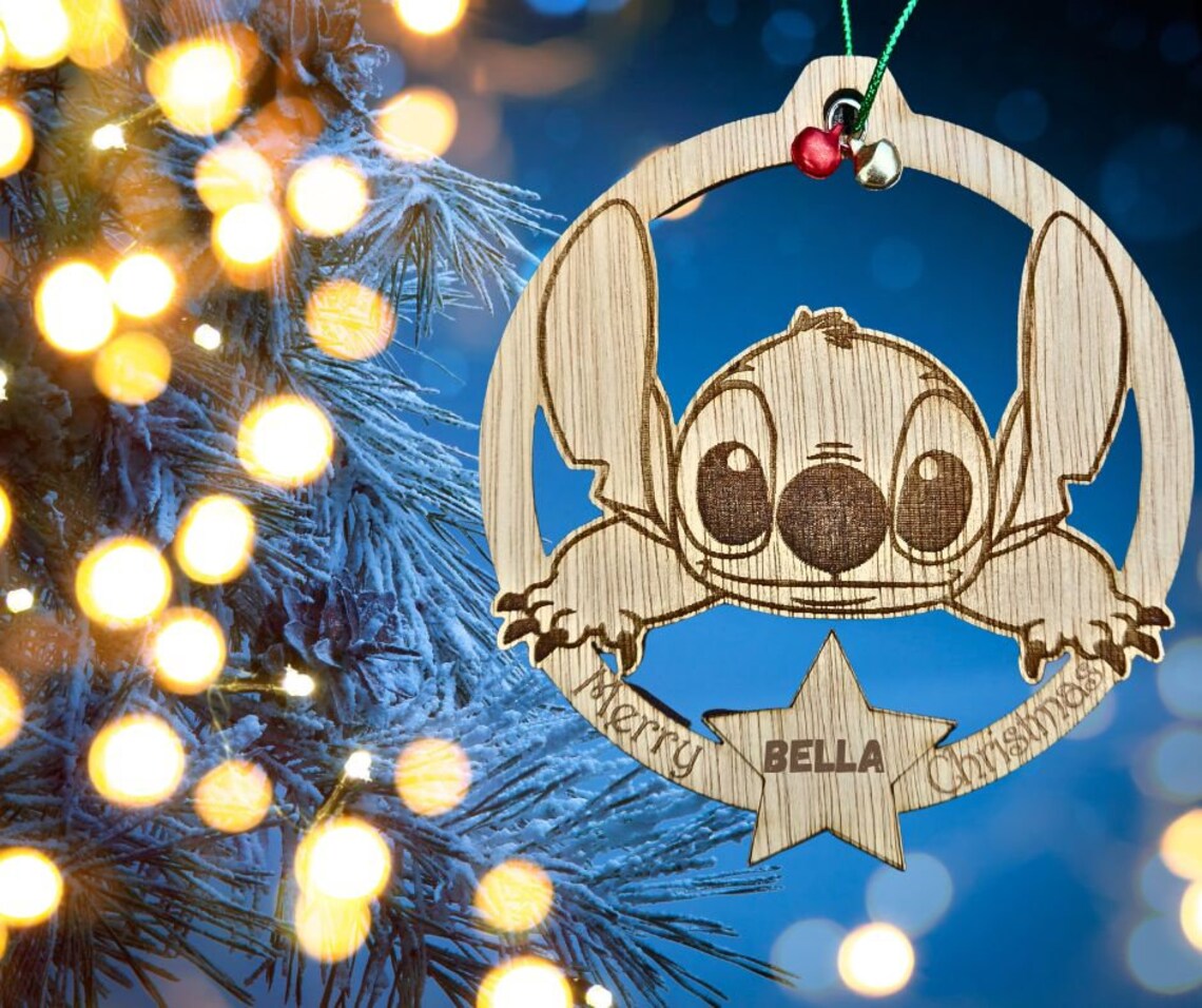 Boules de Noël Stitch Svg, Dfx, Lbrn, Ai, Png - Etsy France