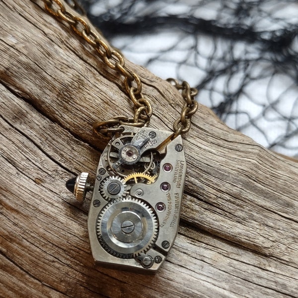 Clockwork Necklace - Etsy