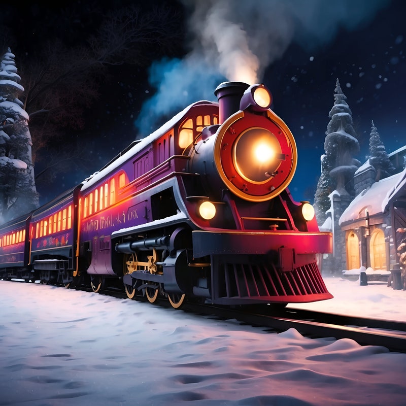 Polar Express Pajamas - Etsy