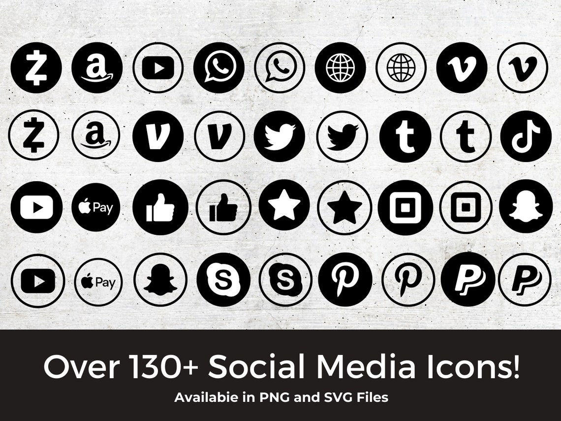 Social Media Sign Template With Social Media Icons, QR Code Sign ...