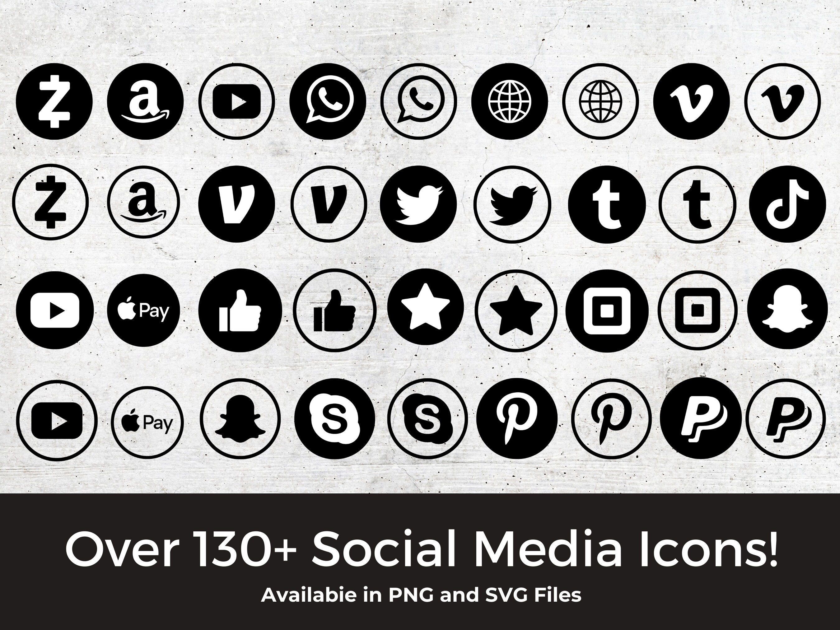 Social Media Sign Template With Social Media Icons, QR Code Sign ...