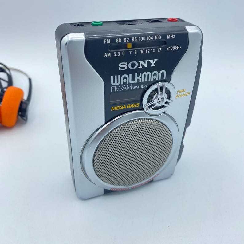 Sony Walkman WM-SR1 AM/FM Cassette Player & Recorder ~ New Drive Belts ...