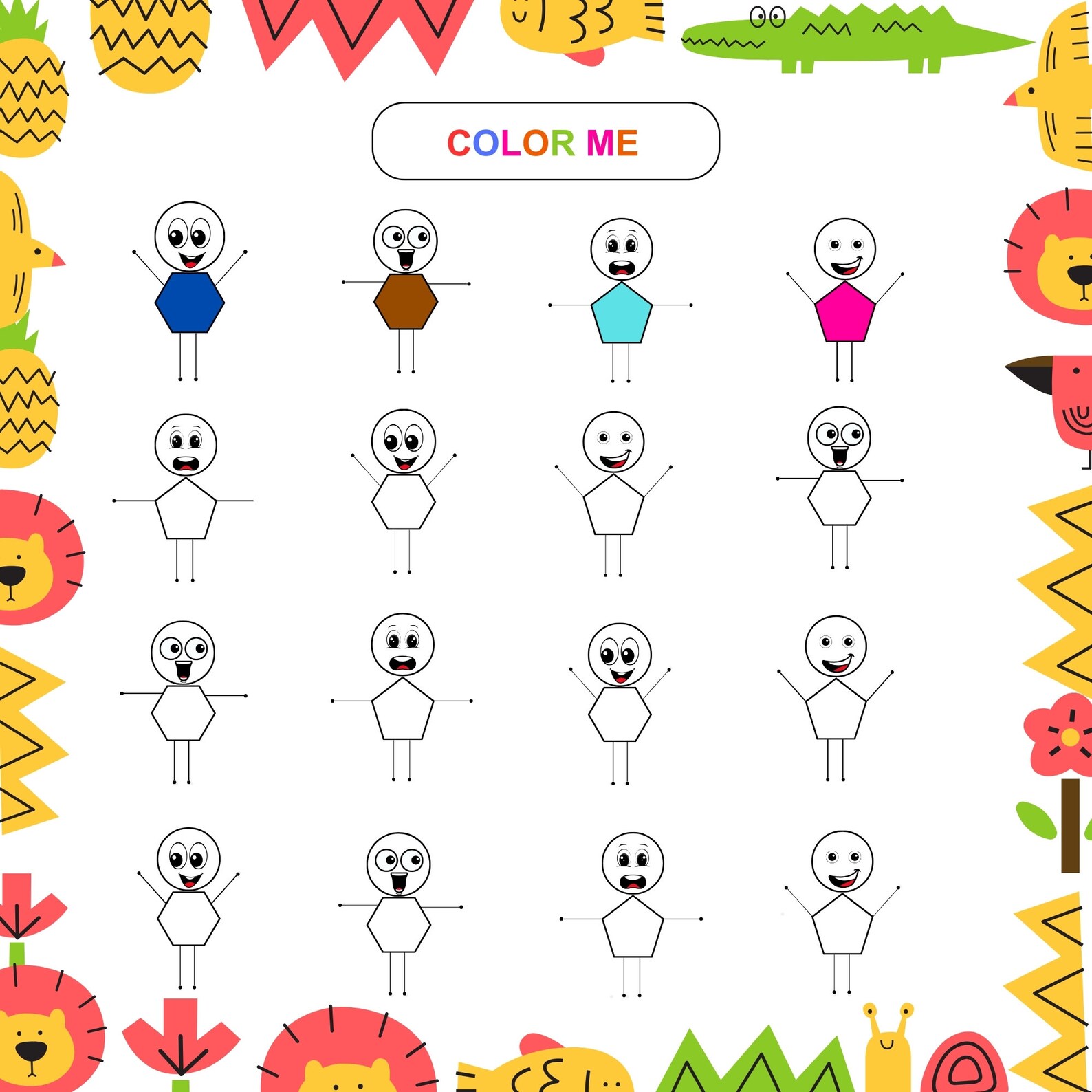 Color Matching Color Activity Learning Colors Preschool Printable ...