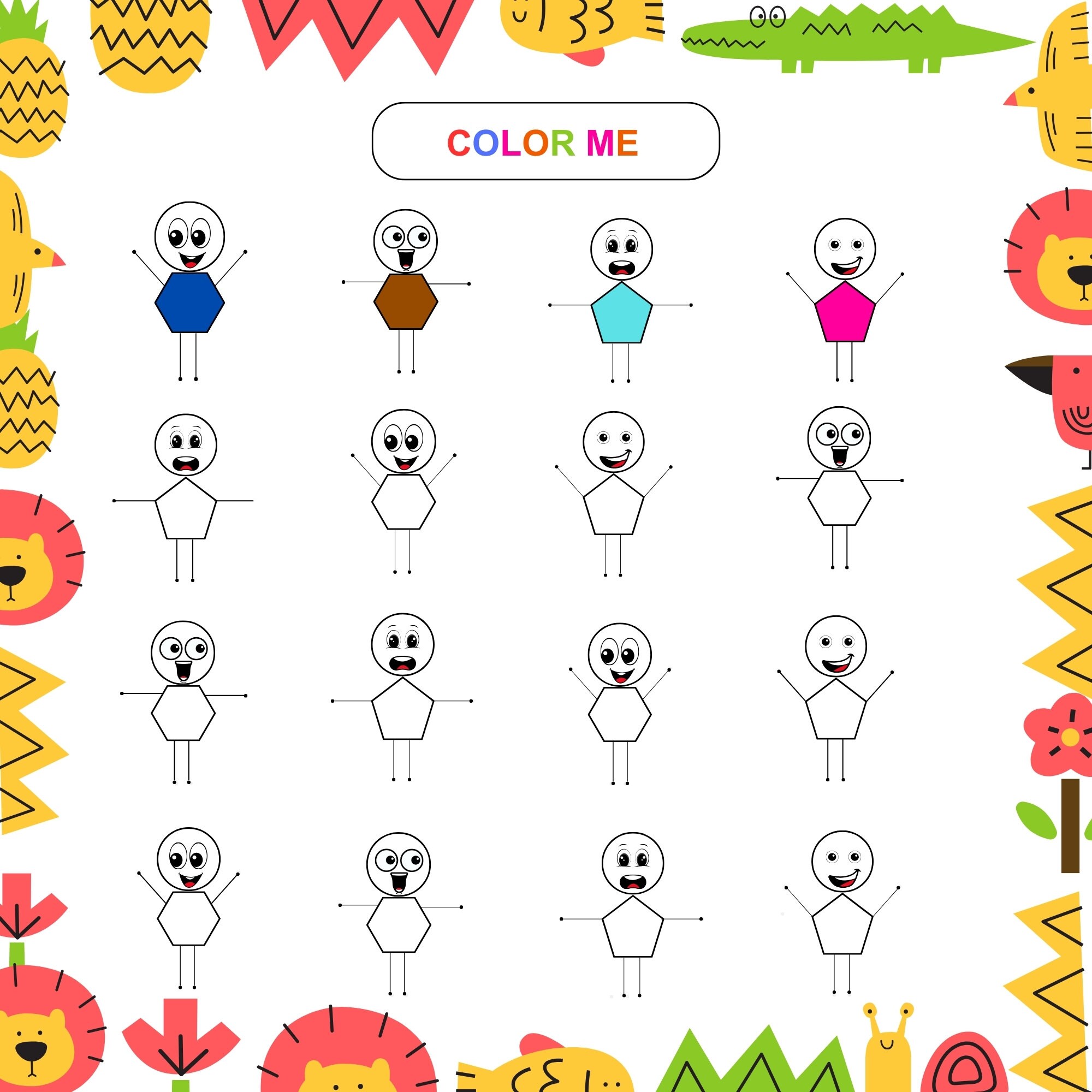 Color Matching Color Activity Learning Colors Preschool Printable ...