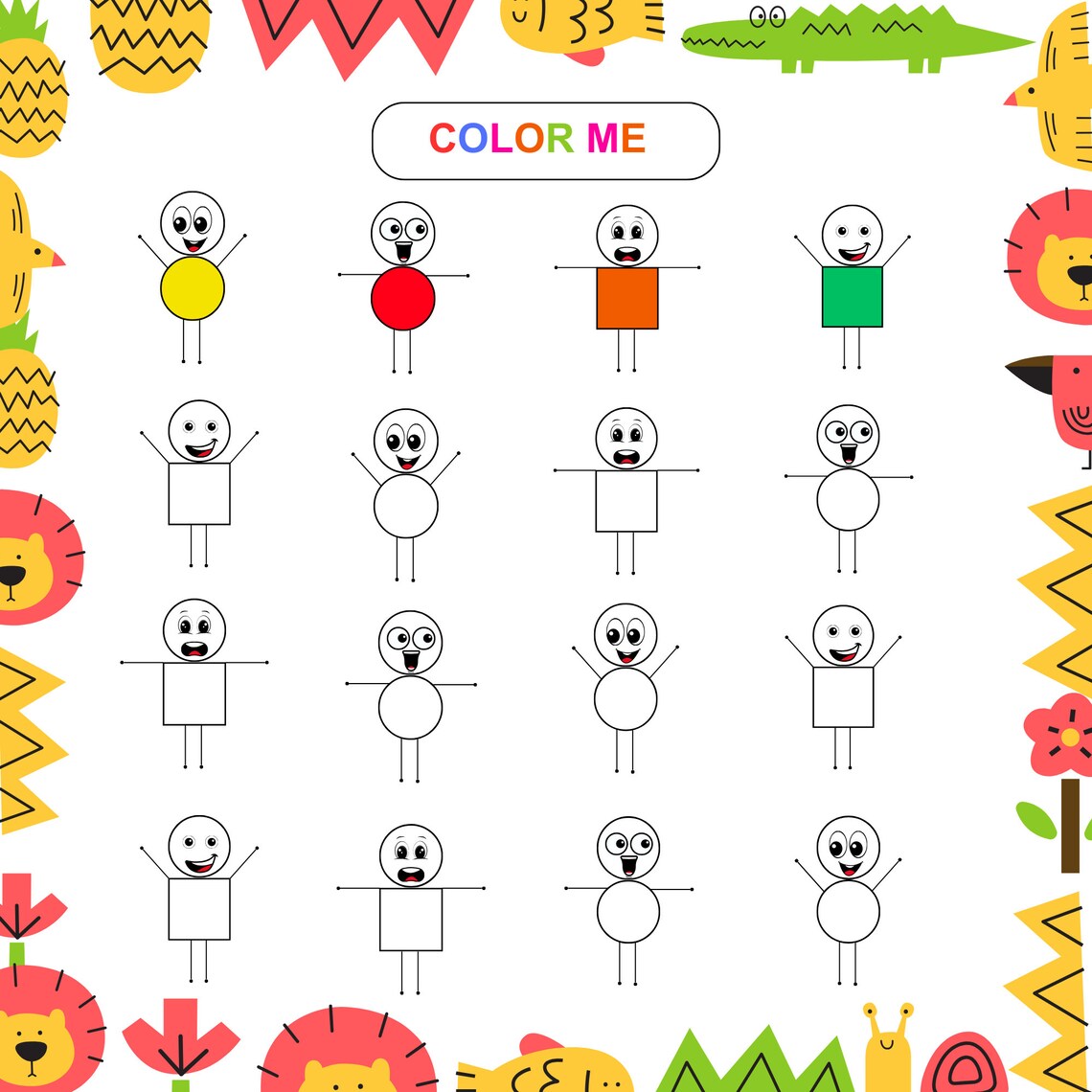 Color Matching Color Activity Learning Colors Preschool Printable ...